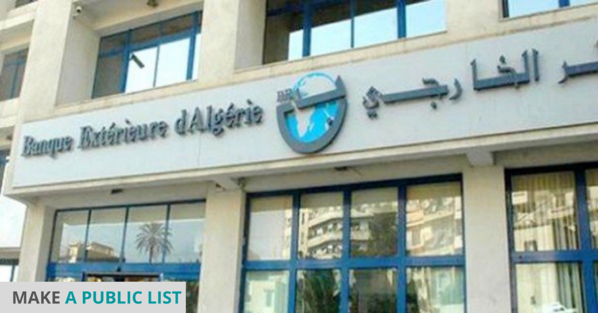 Top 19 Best Banks in Algeria | MAKEAPUBLICLIST