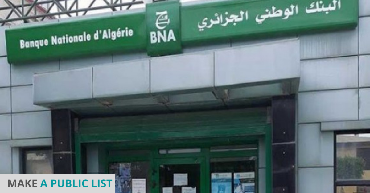 Top 19 Best Banks in Algeria | MAKEAPUBLICLIST