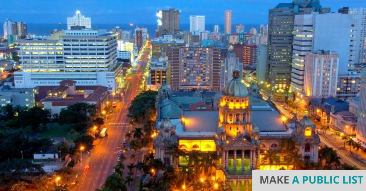 Top 10 largest cities in South Africa | MAKEAPUBLICLIST