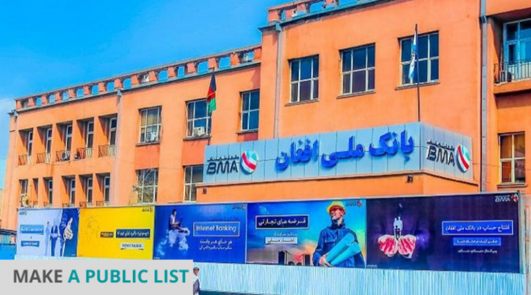 Top 17 Best Banks in Afghanistan | MAKEAPUBLICLIST